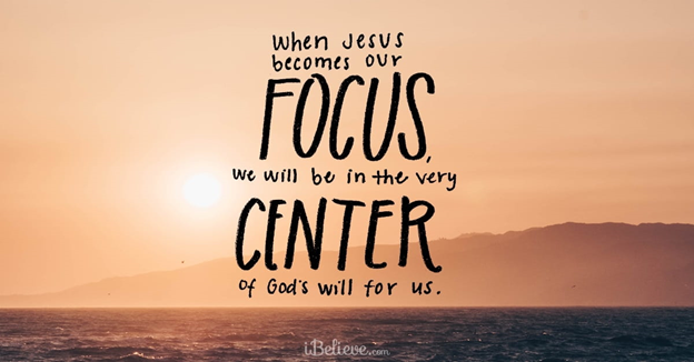 Stay Focused On Jesus - Where Is God Now Ministries